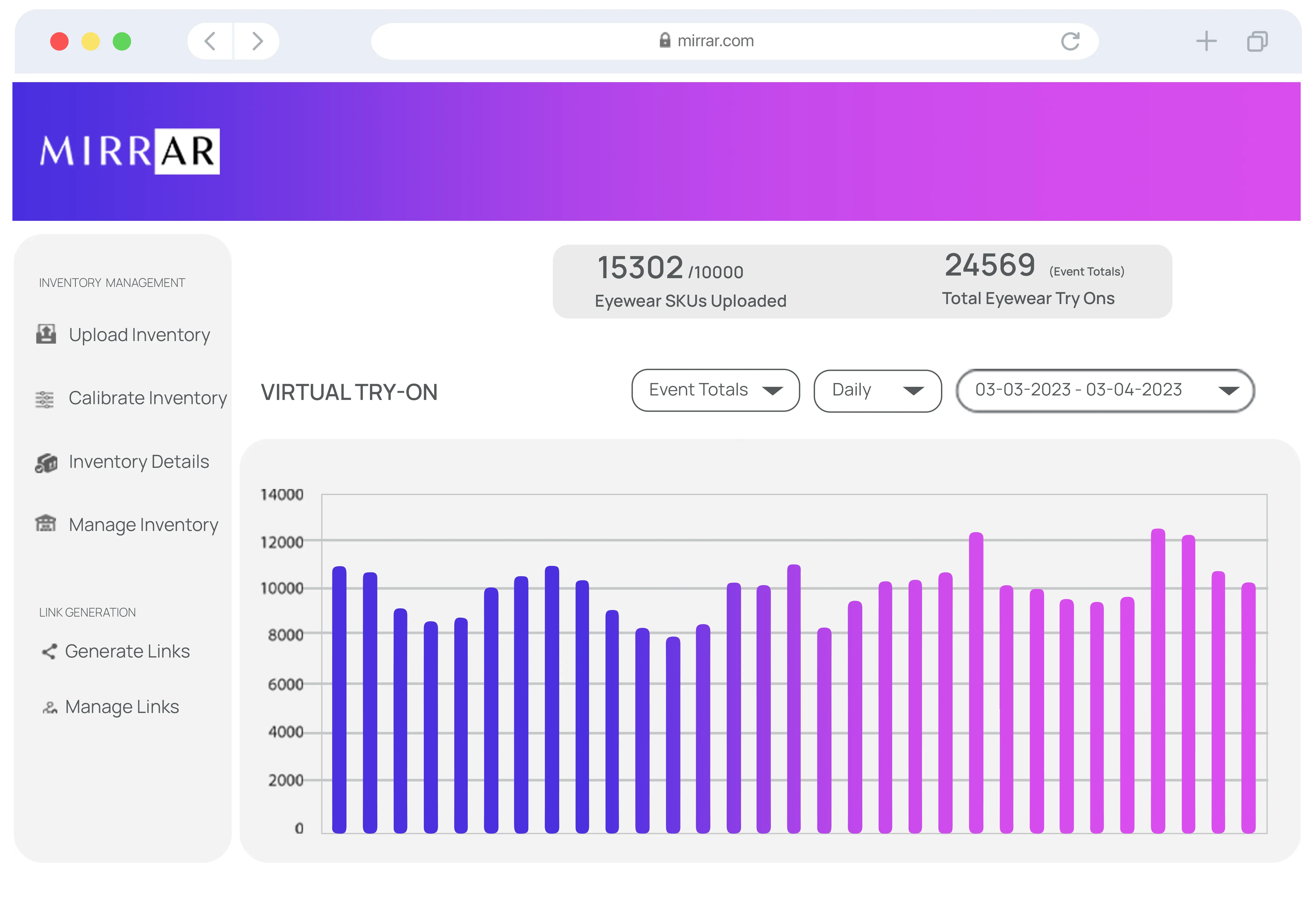 Virtual Try On AR Mobile SDK | Augmented Reality API - MirrAR